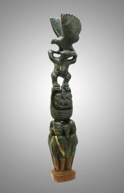 Totem - Sculptures by Inuit Artist Abraham Anghik Ruben