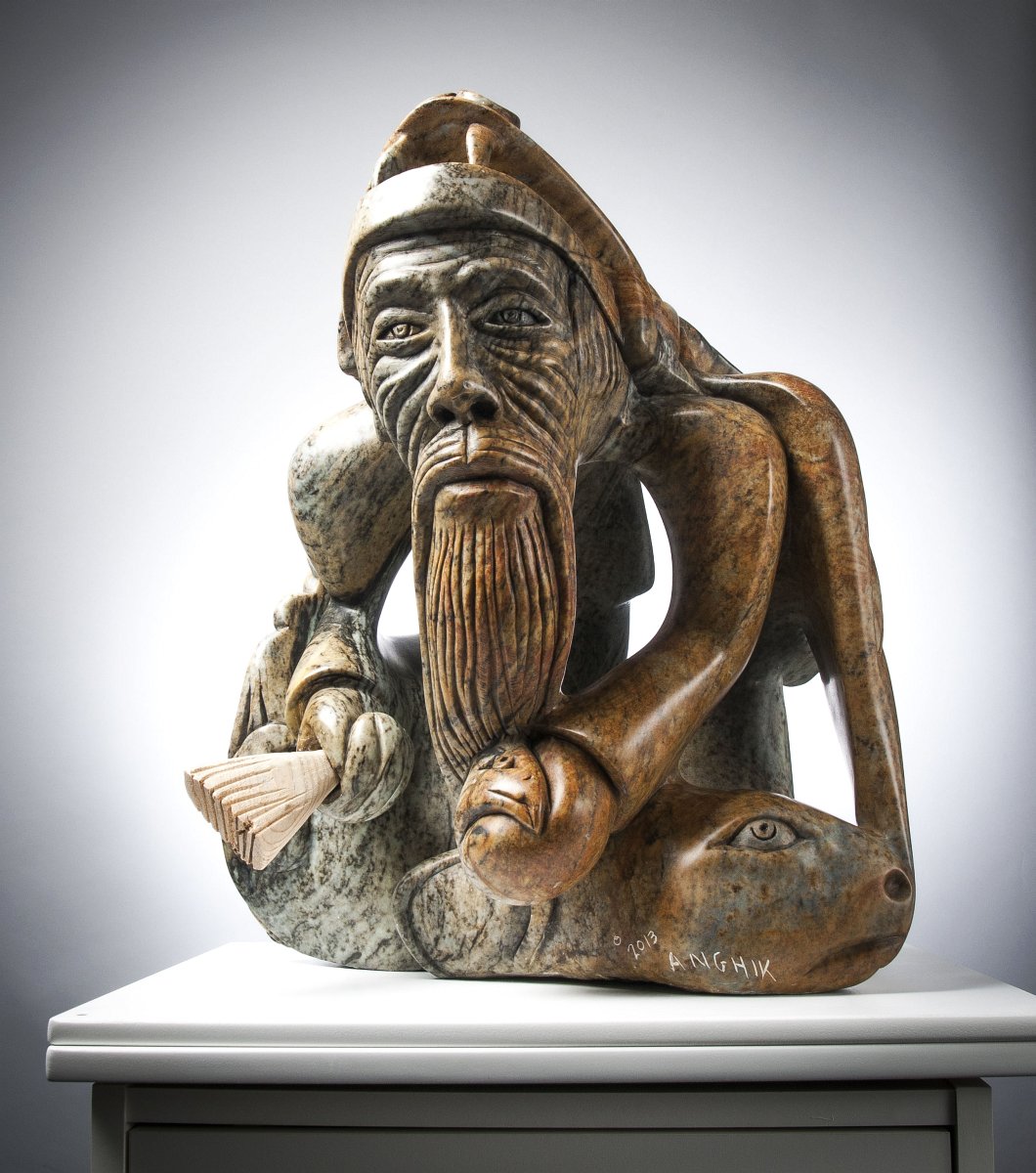 Amazing Sculptures by renowned Inuit artist Abrahma A. Ruben